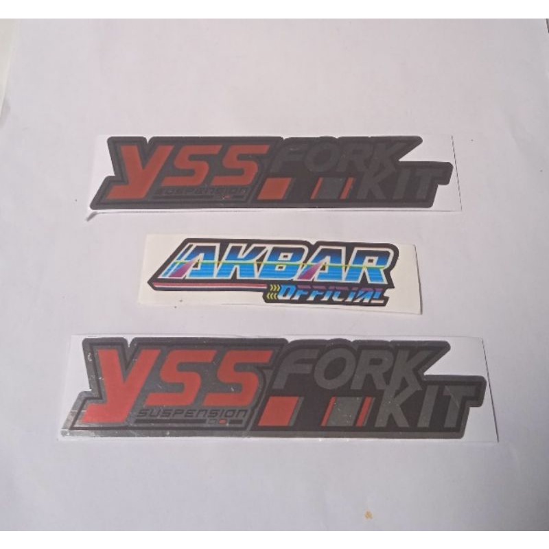 Jual stiker shok depan yss fork kit | Shopee Indonesia