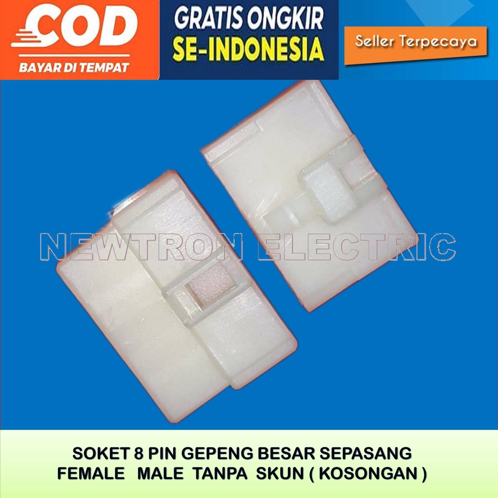 Jual SOKET KABEL 8 PIN BESAR MALE FEMALE SOKET MOBIL SOKET MOTOR SOKET ...