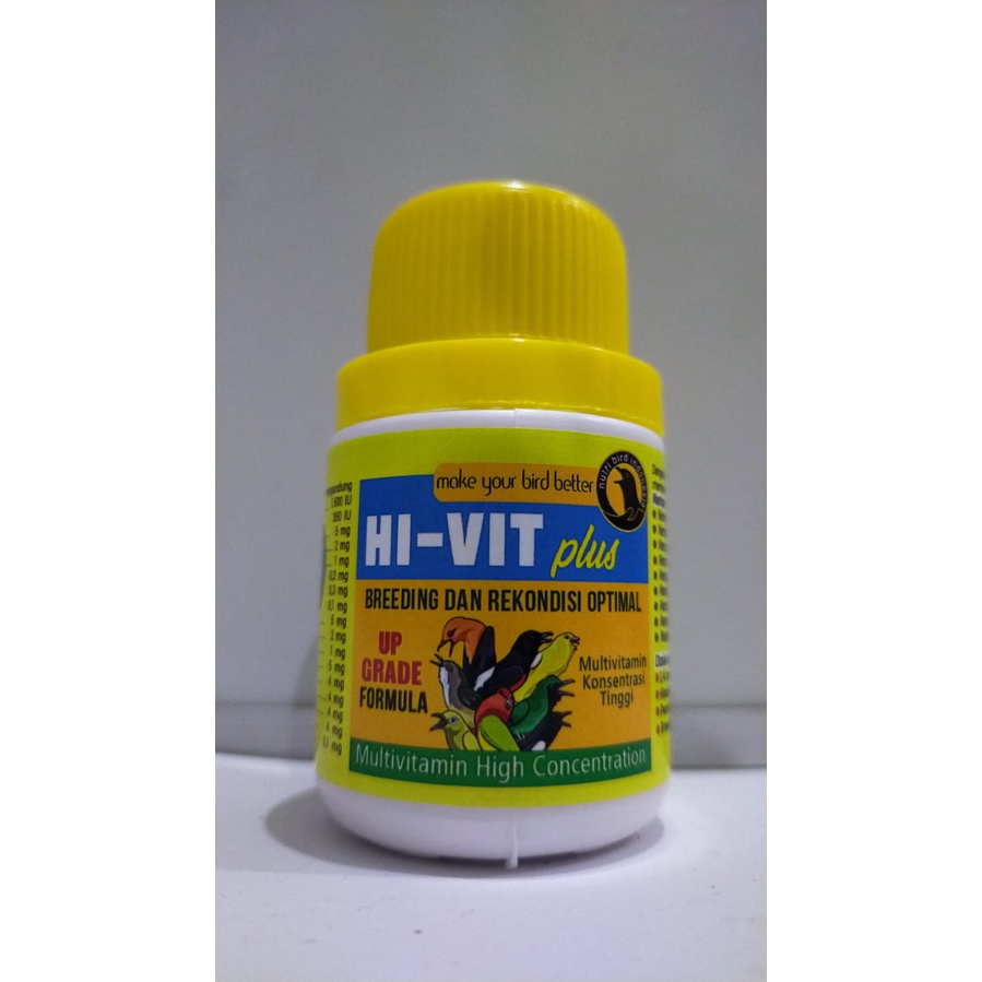 Jual Hi VIT HI-VIT NUTRIBIRD MULTIVITAMIN TINGGI UNTUK BREEDING TERNAK ...