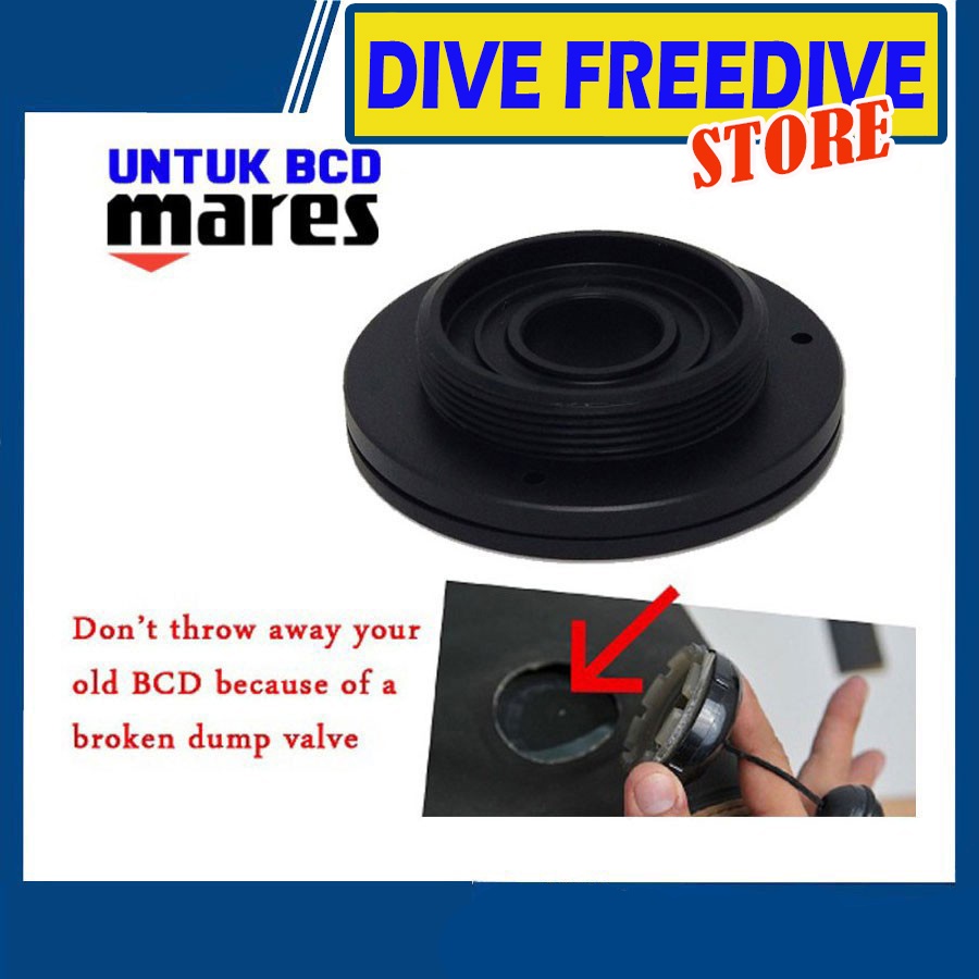 Jual Spare Part Dump Valve BCD Mares NEW VERSION Sparepart Service Maintenance Kit BC Jacket ...