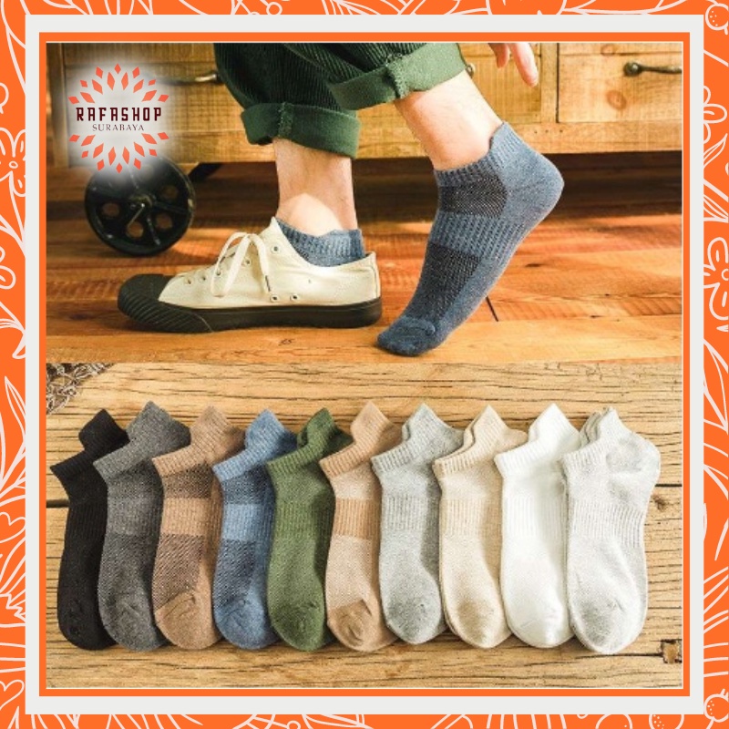 Jual FASH110 Kaos Kaki Pria Wanita Motif Kotak Fashion Korea Kaoskaki Kantoran Sock Import ...