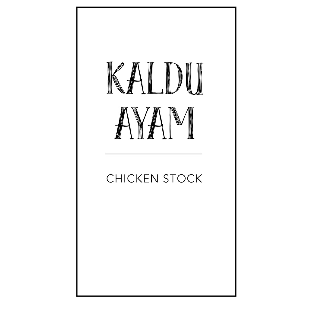 Jual Stiker Bumbu Dapur KITCHEN Spice Label Bumbu Dapur 7,5 x 3,5 cm ...