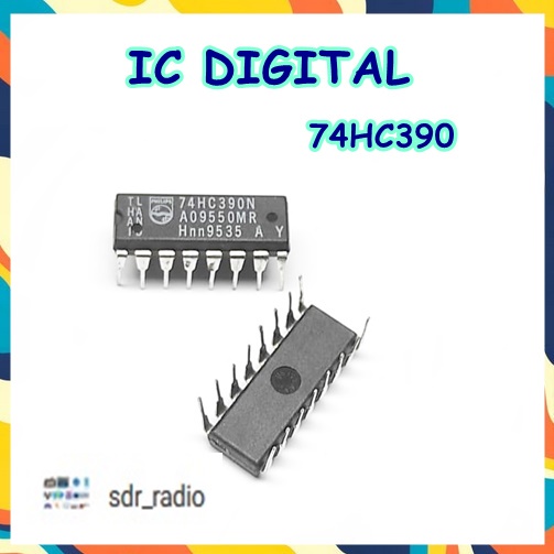Jual 74HC390 IC 74 HC 390 74390 dip 16pin 74HC390 DIP16P 74hc390 ...