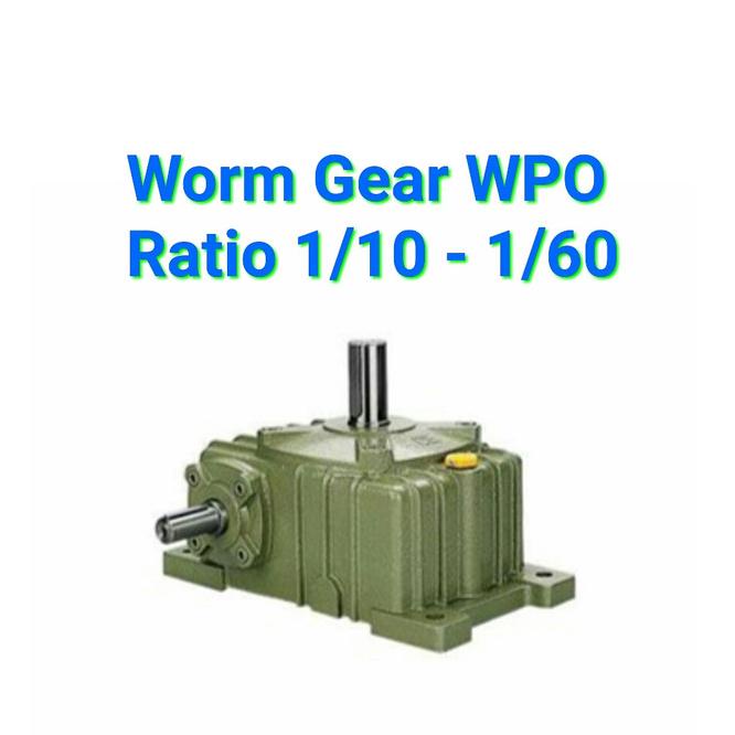 Jual Gear Box Wpo Size 60 Ratio 10-60 Input As 15Mm Output As 22Mm ...