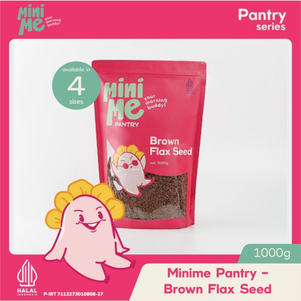 Jual Minime Pantry - Flax Seed 1kg - Biji Rami Flaxseed | Shopee Indonesia