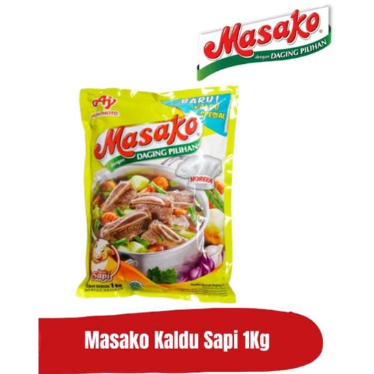 Jual Masako Bumbu Kaldu Penyedap Rasa Sapi Kemasan 1 Kg Shopee Indonesia