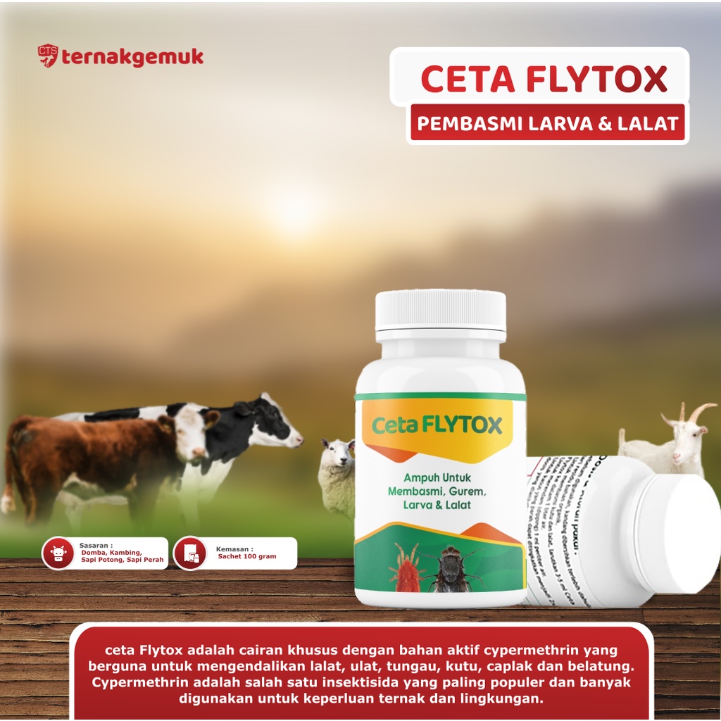 Jual OBAT LALAT SAPI KAMBING PALING AMPUH CETA FLYTOX PEMBASMI NYAMUK ...