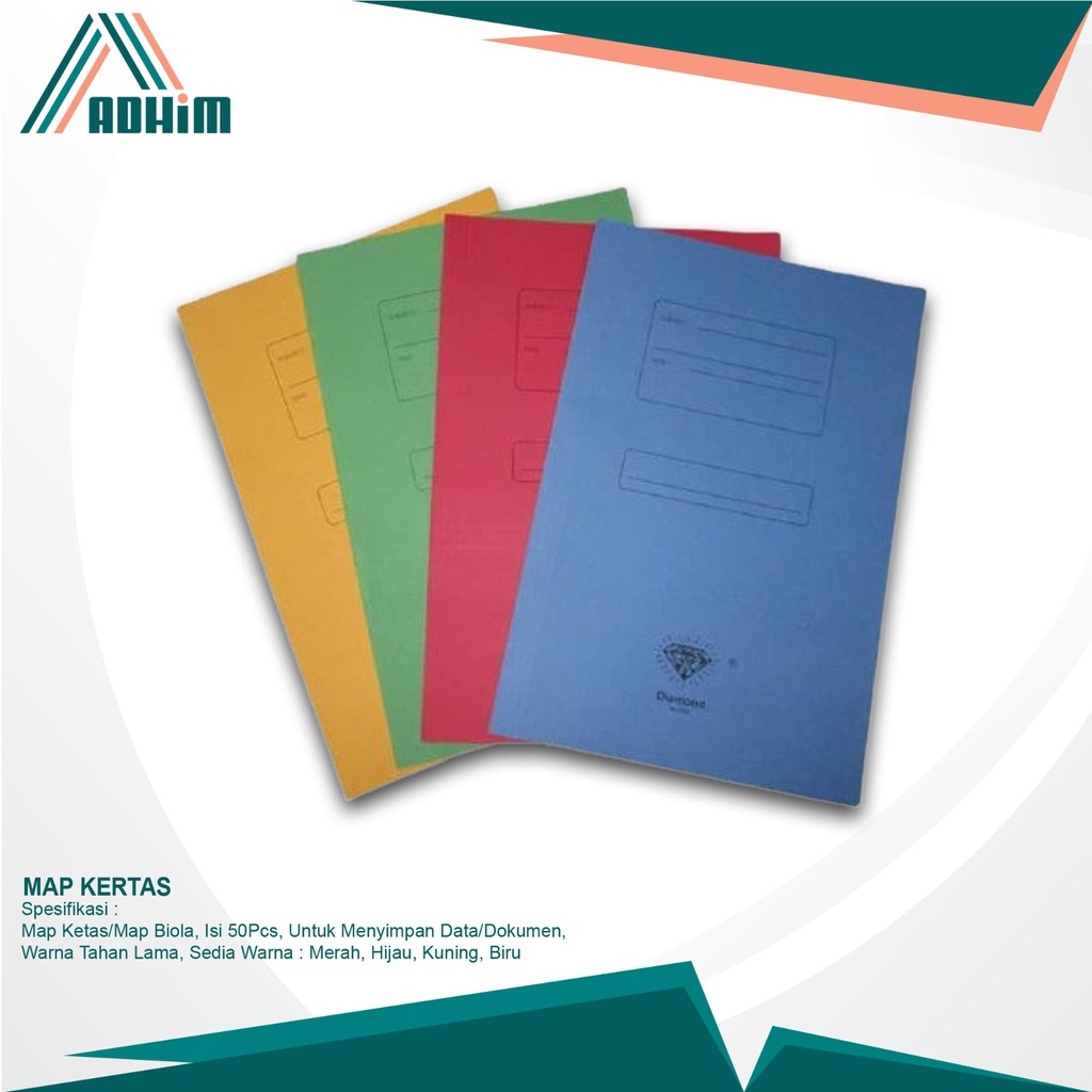Jual Map Dokumen / Map Kertas / Map Biola Ukuran F4 | Shopee Indonesia