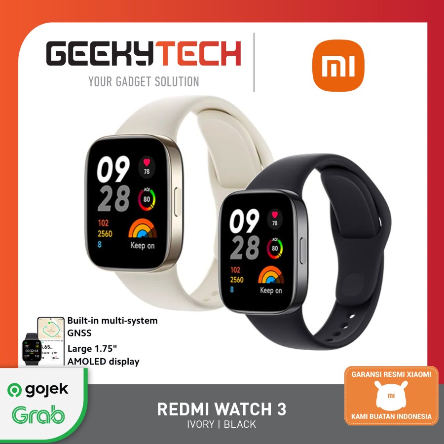 Jual Xiaomi Redmi Watch 3 Smartwatch / Redmi Watch 3 - Garansi Resmi ...