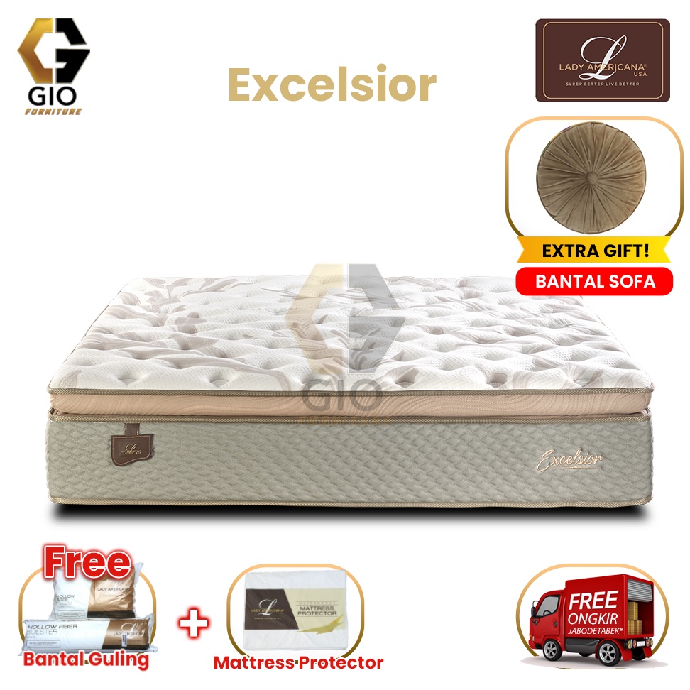 Jual Kasur Lady Americana Excelsior - Lady Americana Spring Bed ...