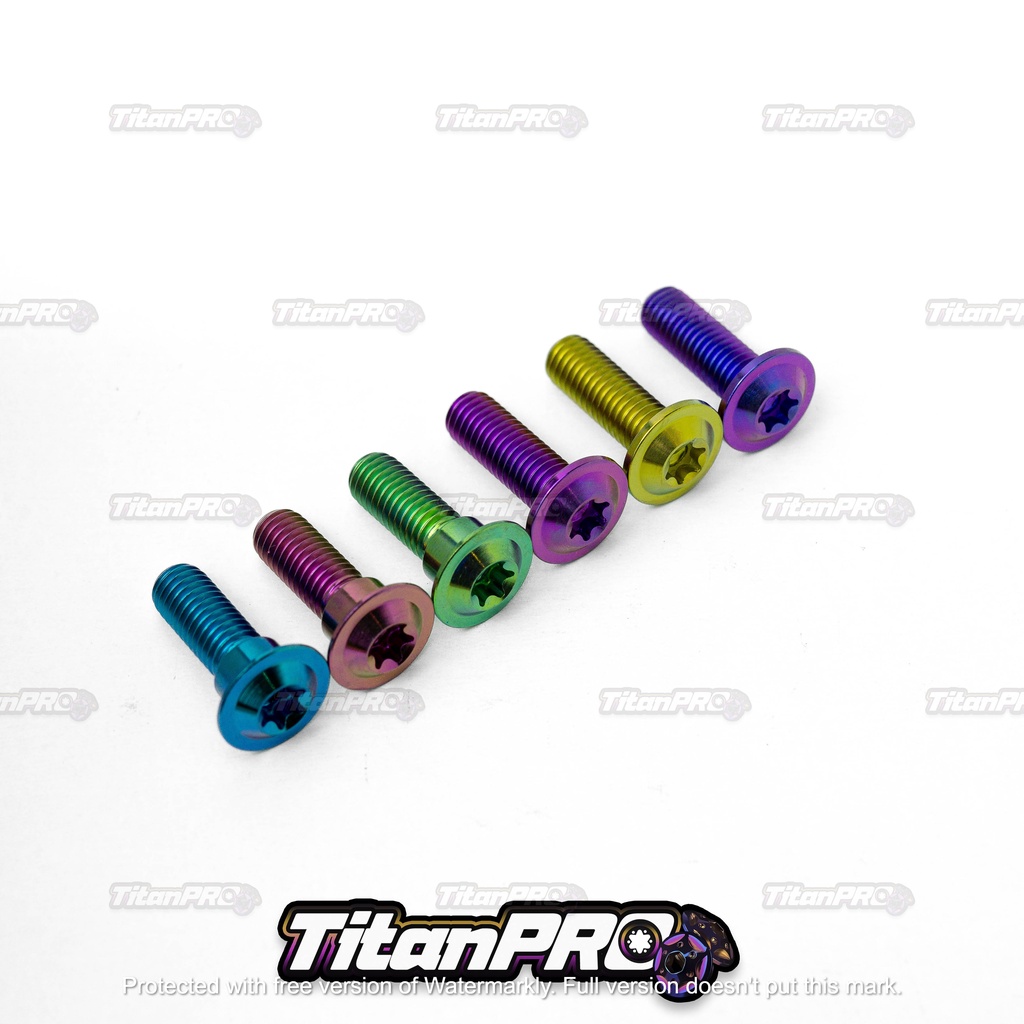 Jual BAUT DISC BRAKE TITANIUM GRADE 5 UNIVERSAL 1.5MM & BOSHING 1MM ...