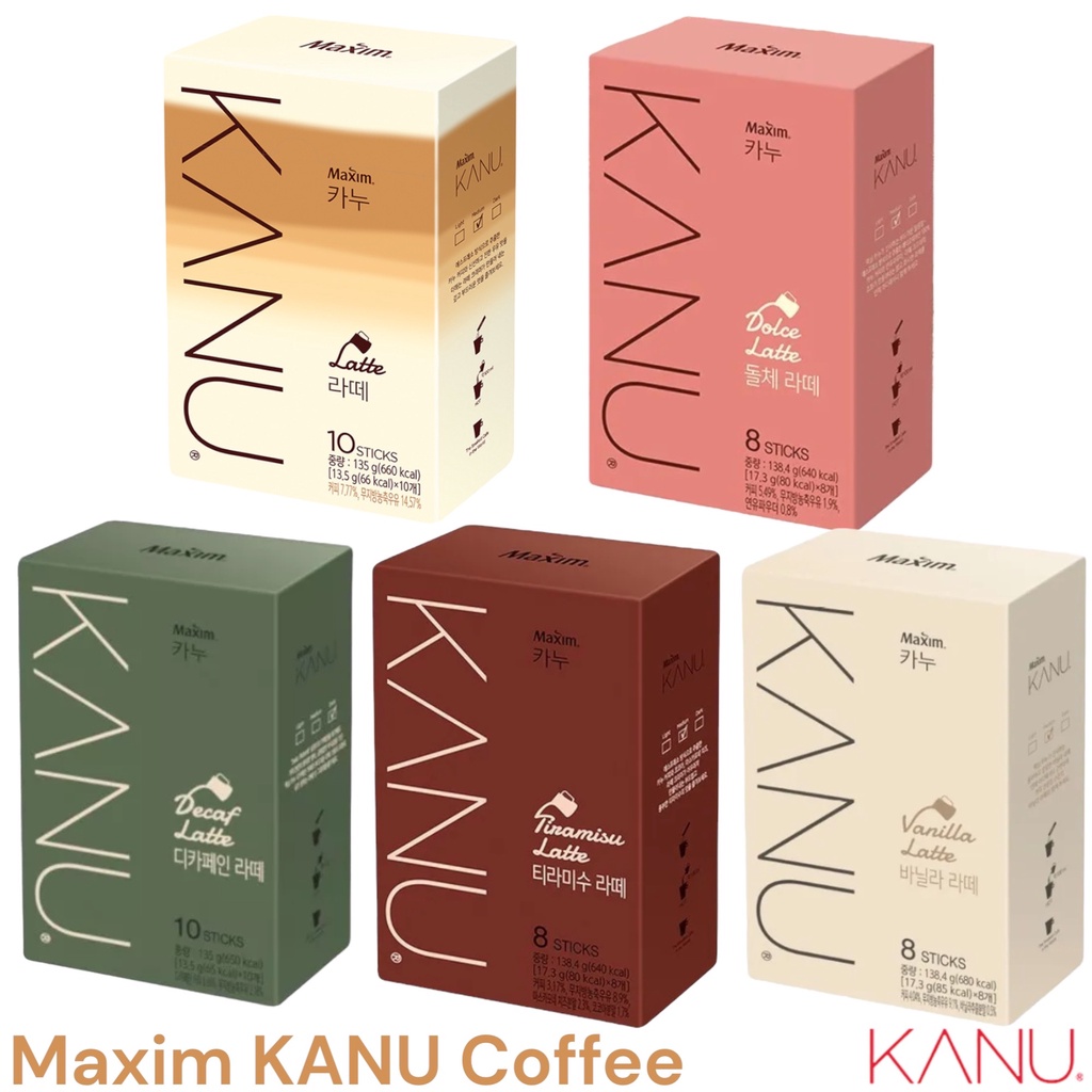 Jual MAXIM KANU COFFEE | TIRAMISU - VANILA - DOLCE - DECAF LATTE | KOPI ...