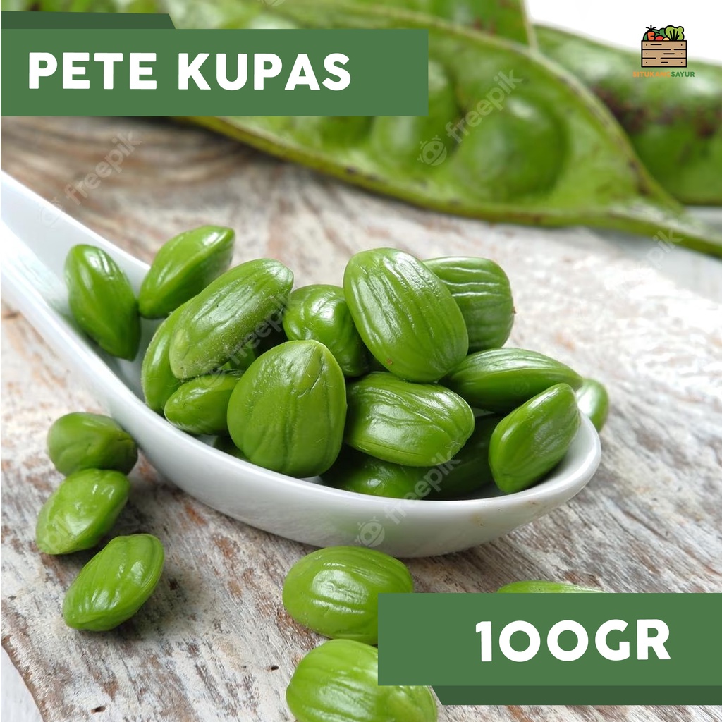 Jual Sayur Pete Kupas | 100gr (Kota Bandung & Sekitar) | Shopee Indonesia