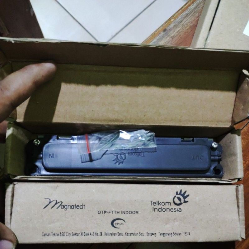 Jual joint box pelindung adapter sc /otp ftth indoor mini joint closure ...