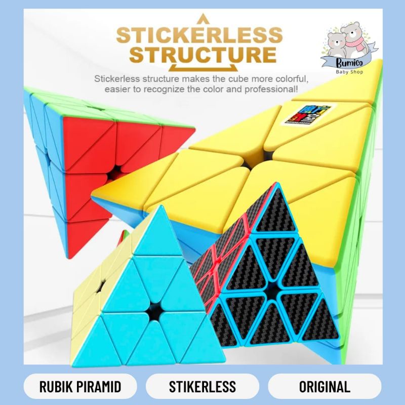 Jual Mainan Rubik Segitiga Piramid Original Games Toys | Shopee Indonesia