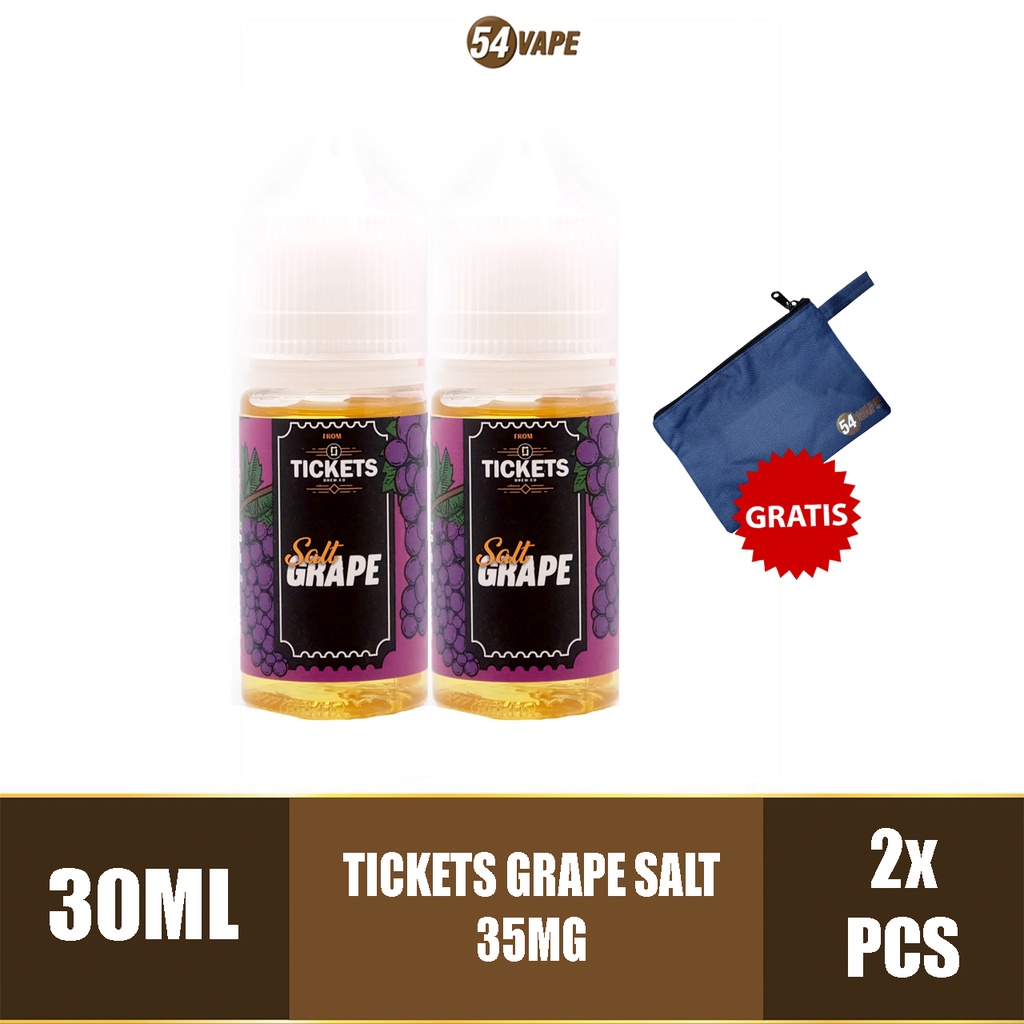 Jual Promo Pahala Liquid Tickets Grape Salt 30ml | Shopee Indonesia