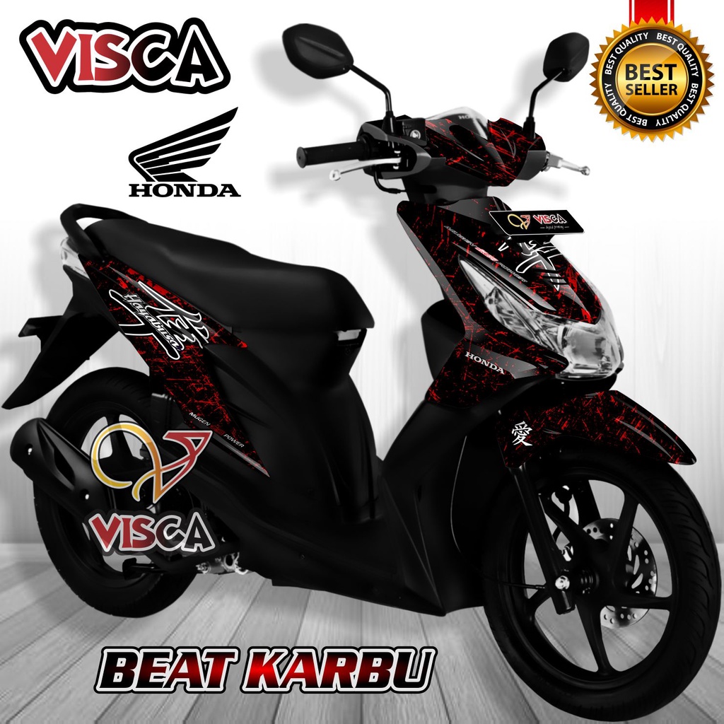 Jual Decal Beat Karbu Full Body Stiker Beat Karbu Full Body Striping ...