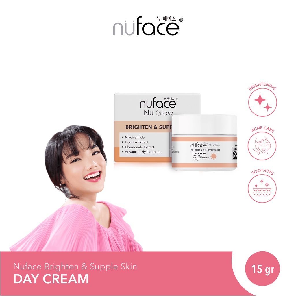 Jual Nuface Nu Glow Brighten & Supple Skin Day Cream | Shopee Indonesia
