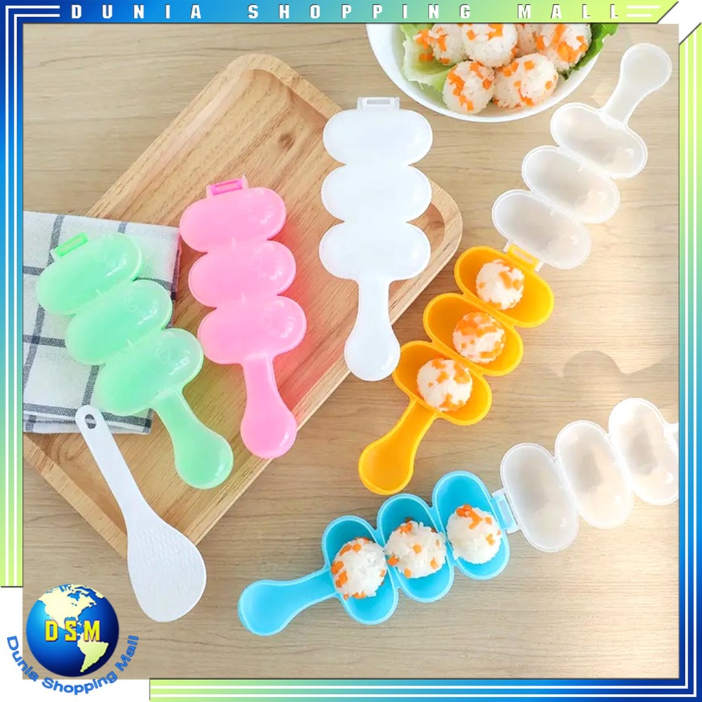 Jual DSM Cetakan Nasi Bulat Bento Rice Ball Shaker Bentuk Bulat Cetakan ...