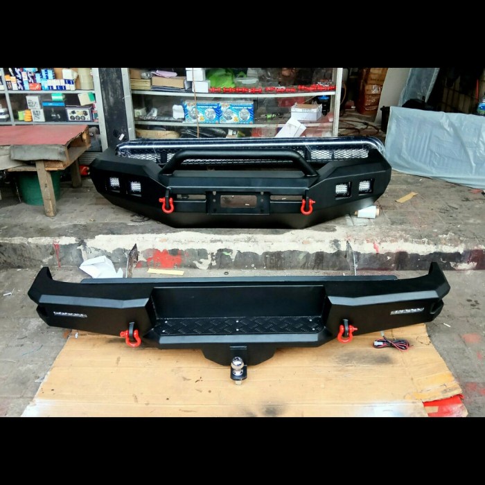 Jual Paket Bumper Bemper Depan Belakang Hilux Triton Navara Ford Ranger ...