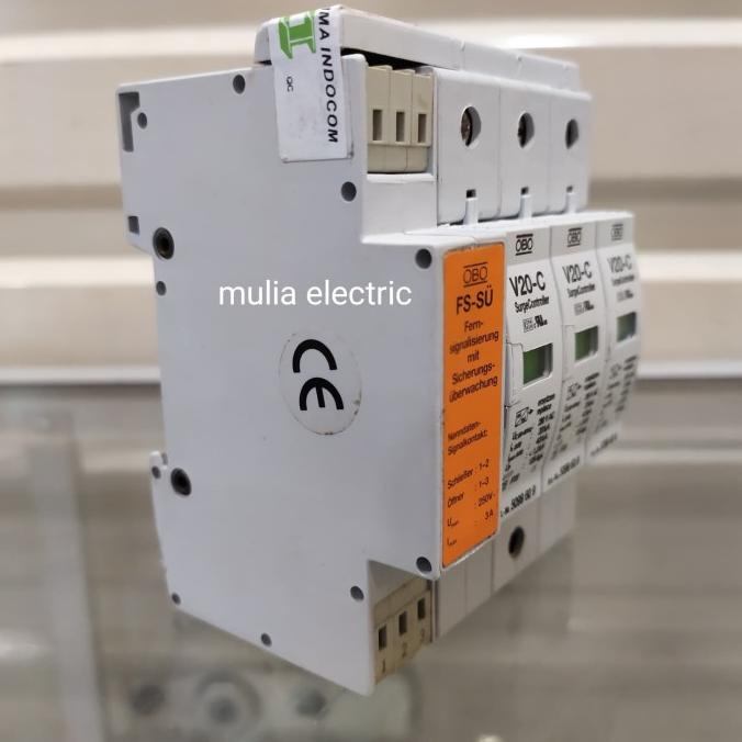Jual Surge Arrester Obo V20-C 280Vac Fs-Su 3Phase | Shopee Indonesia