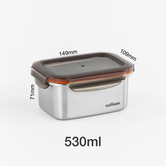 Jual Cuitisan Firstmicrowave Stainless Steel Food Container (Made In ...