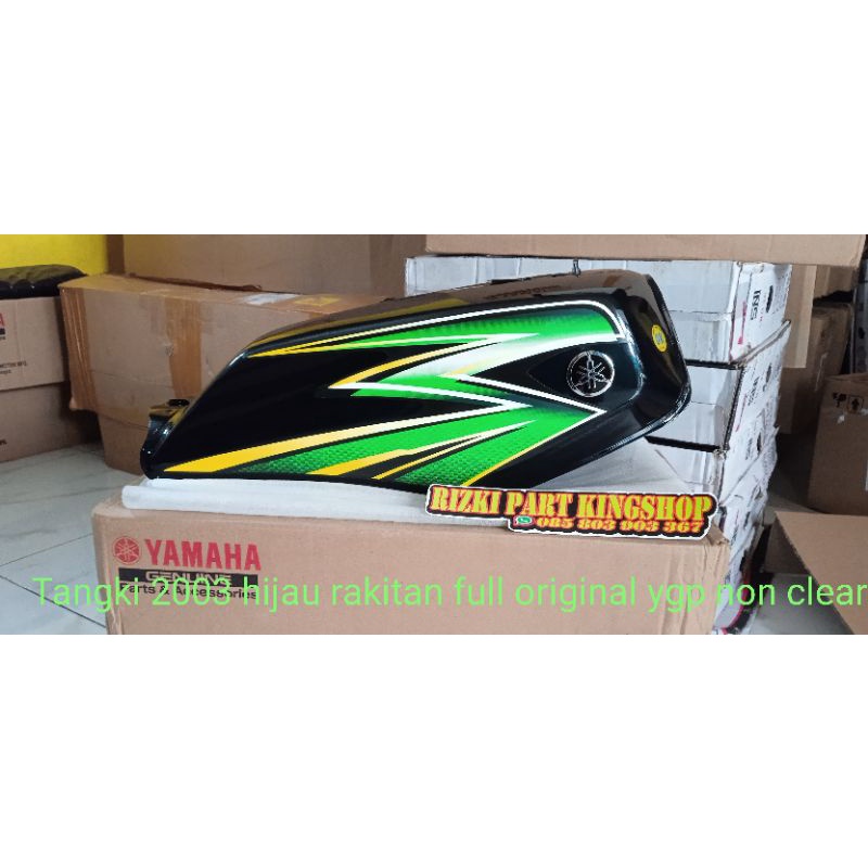 Jual Tangki rx king tahun 2003 hijau original ygp | Shopee Indonesia