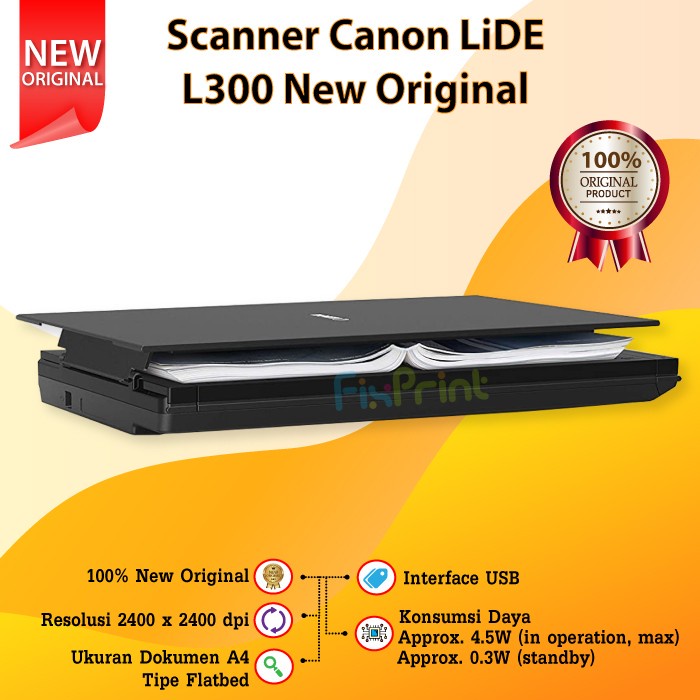 Jual Scanner Canon Lide 300, Canoscan Lide 300 Sae | Shopee Indonesia