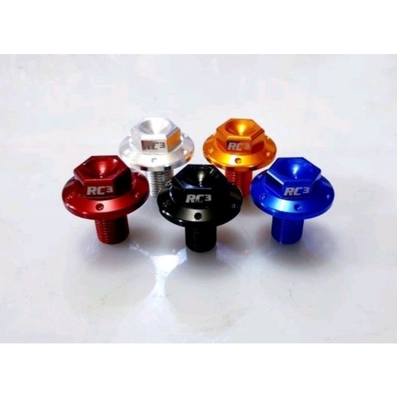 Jual baut segitiga atas baut triple clamp original RC3 ninja warna ...