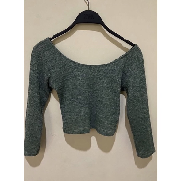 Jual crop top mint green | Shopee Indonesia
