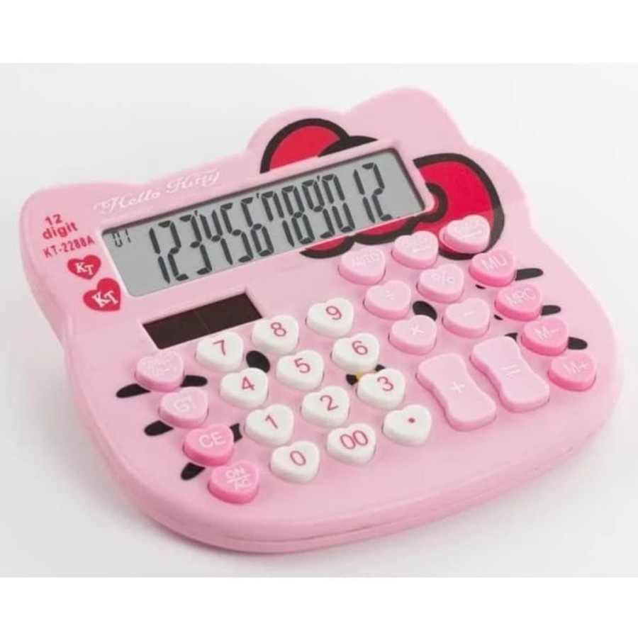 Jual Kalkulator HELLO KITTY 12 Digit - Calculator Check & Correct KT ...
