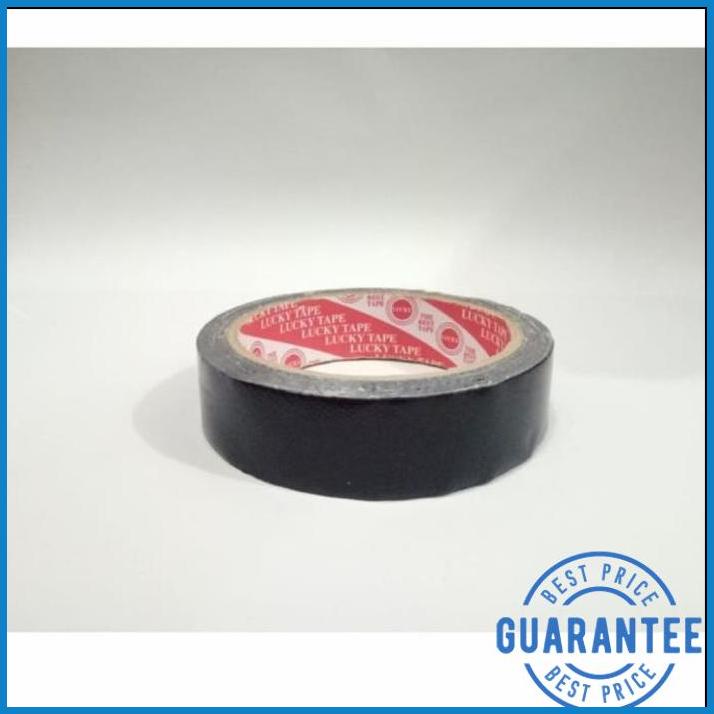Jual LAKBAN KAIN 1 INCH X 9M HITAM LUCKY TAPE CLOTH TAPE LINEN JILID ...