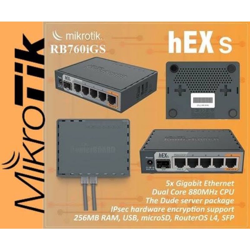 Jual Mikrotik RB760 RB760iGS (hEX S) Garansi 2 Tahun Mikrotik | Shopee ...