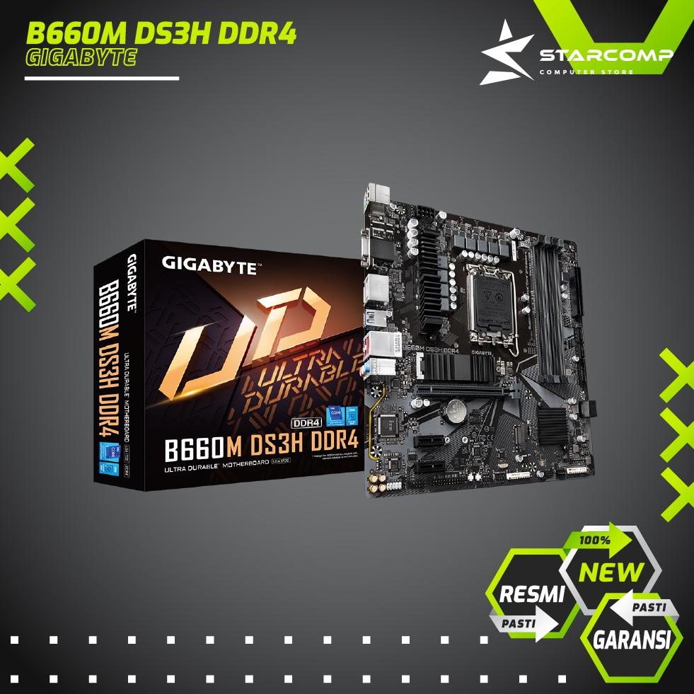 Jual Gigabyte B660M DS3H Intel LGA1700 B660 DDR4 Motherboard Alder Lake | Shopee Indonesia