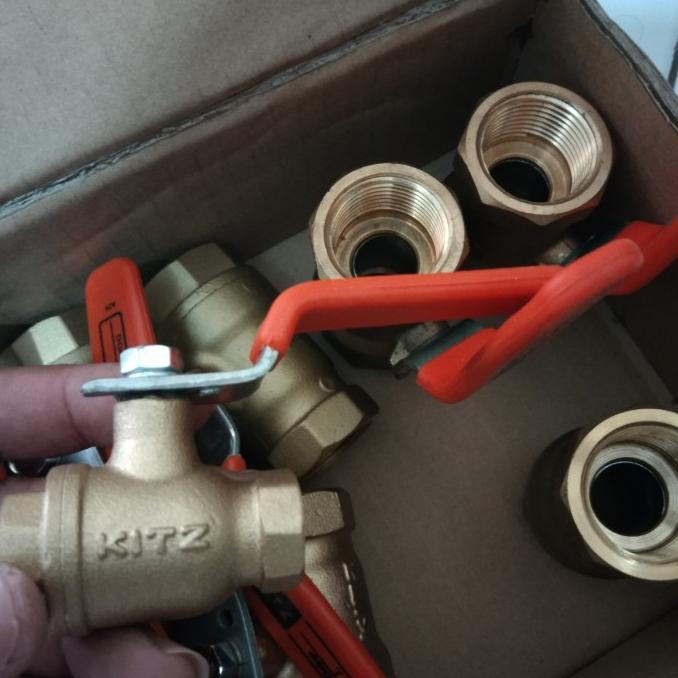 Jual Ball Valve Kitz 1/4Inch Kuningan | Shopee Indonesia
