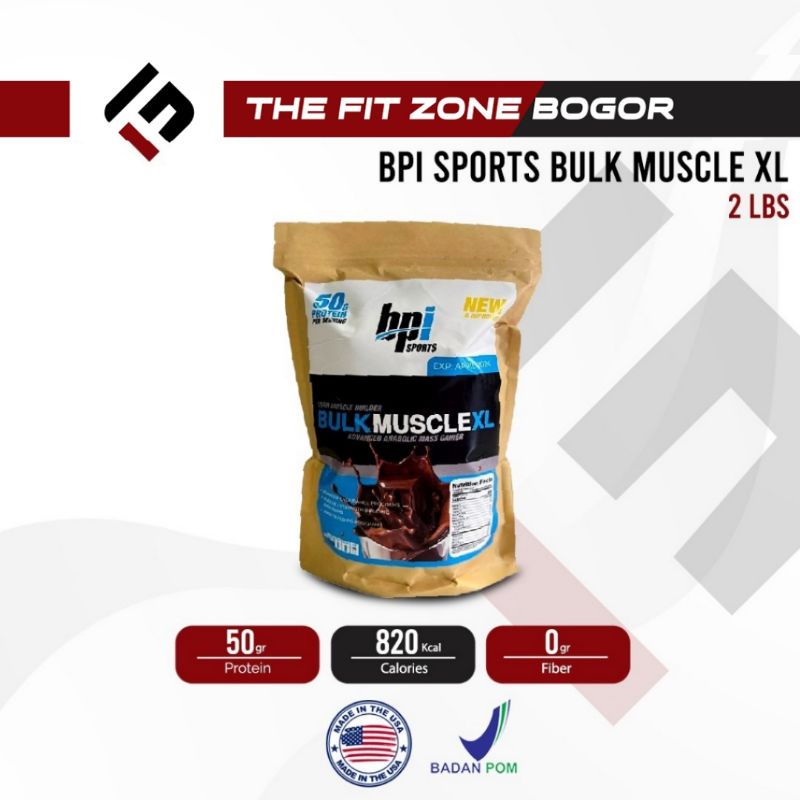 Jual BPI Sports Bulk 2 Lbs Muscle XL Gainer Weight Gainer | Shopee ...