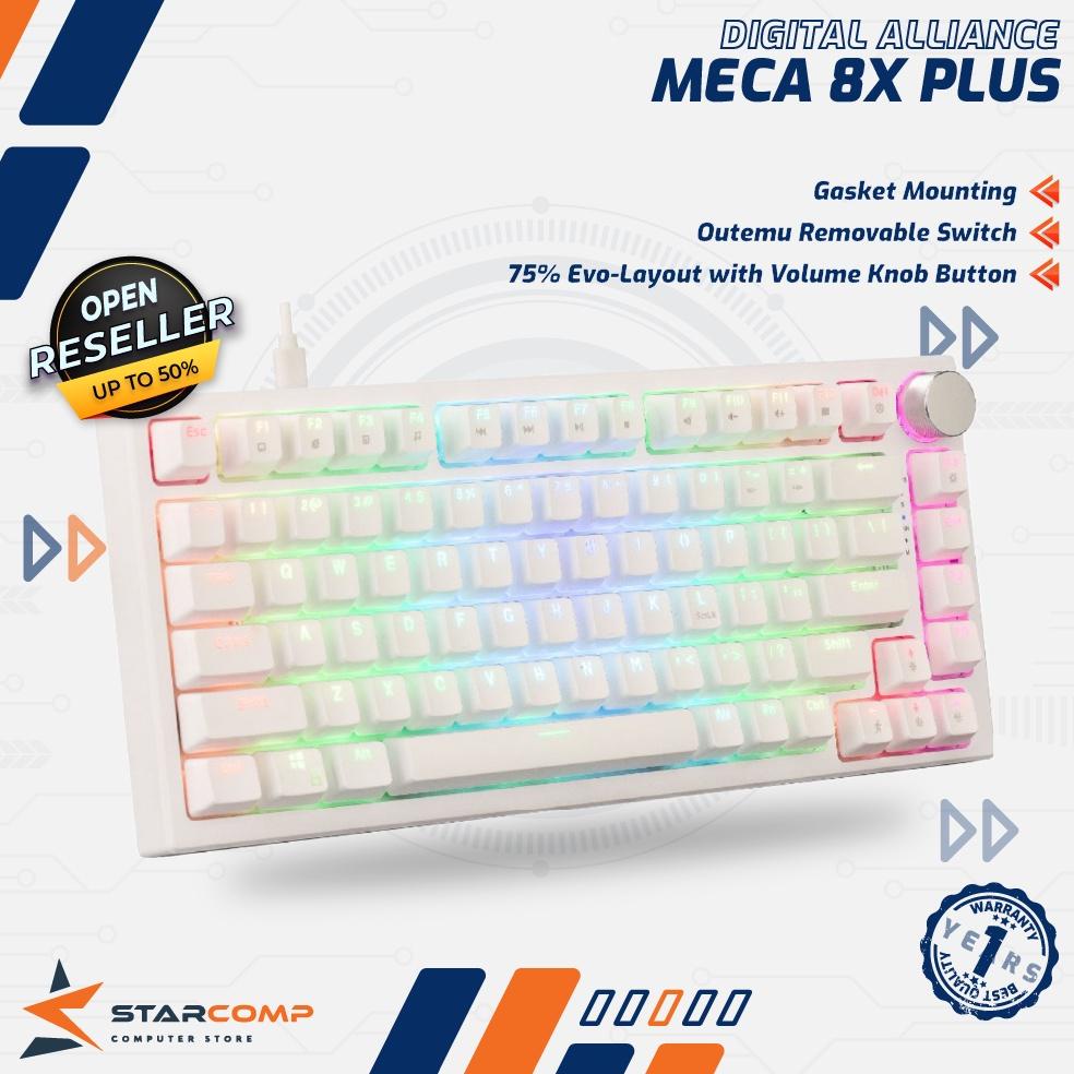 Jual Digital Alliance Keyboard Gaming Meca 8X Plus White | Shopee Indonesia