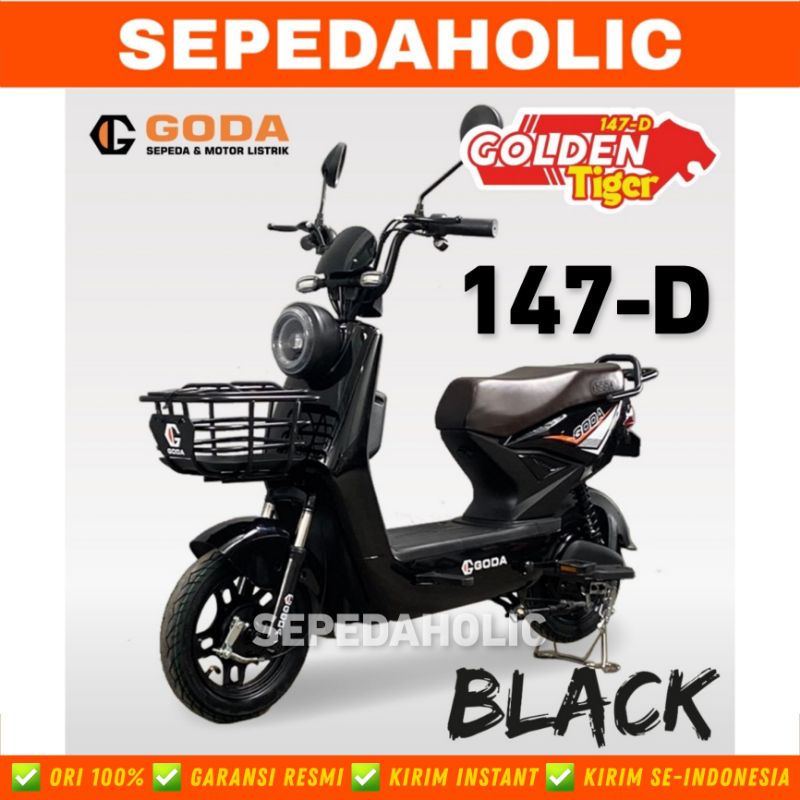 Jual Sepeda Listrik GODA GOLDEN TIGER 147 D 147D 500 Watt Electric Bike ...