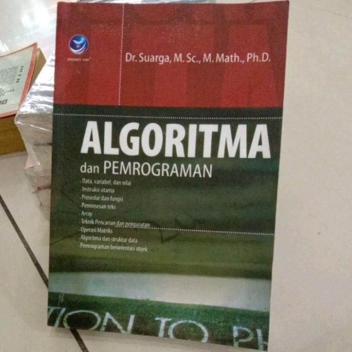 Jual buku algoritma dan pemrograman by dr suarga | Shopee Indonesia