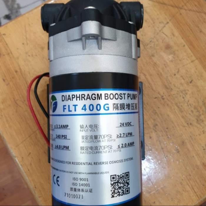 Jual BOOSTER PUMP RO 400G + ADAPTOR | Shopee Indonesia