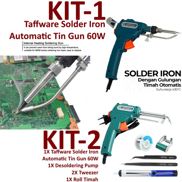 Jual SOLDER LISTRIK TIMAH OTOMATIS 60W / PISTOL TEMBAK SOLDERING TIMAH ...