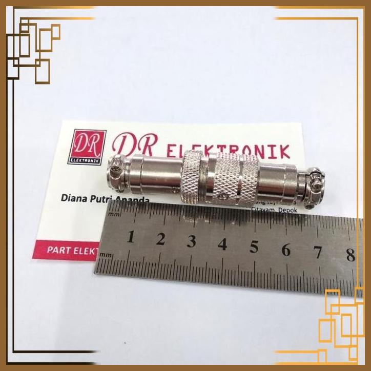 Jual CB KABEL GX12 12MM 2 3 4 5 PIN AVIATION PLUG SAMBUNGAN WAYER SATU ...