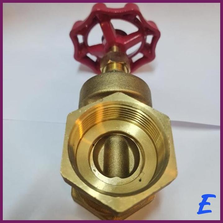 Jual GATE VALVE / KRAN PUTAR KUNINGAN / BRASS / BRONZE DRAT 1/2" INCH DN15 [TPJY] | Shopee Indonesia