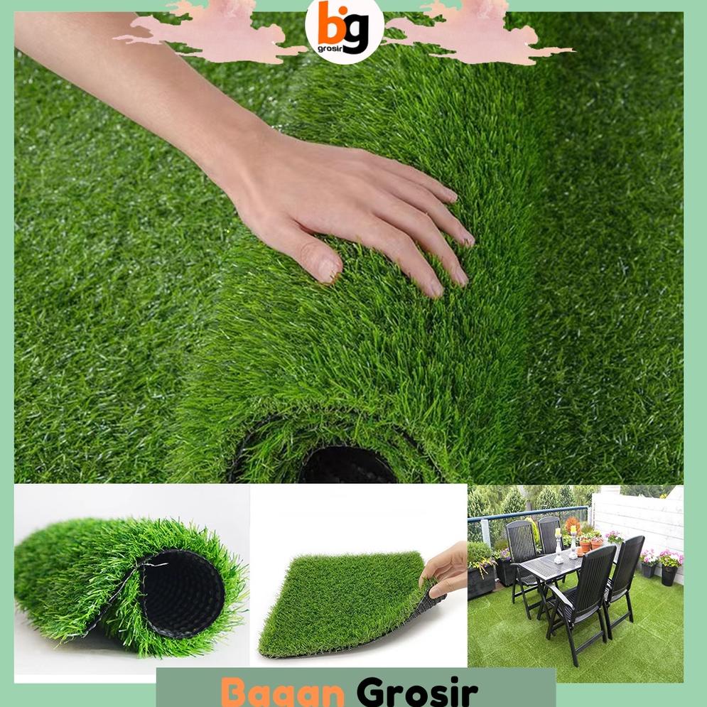 Jual [spin1] BG / COD / RUMPUT TEBAL 3 CM / RUMPUT 25CM X 25CM / RUMPUT ...