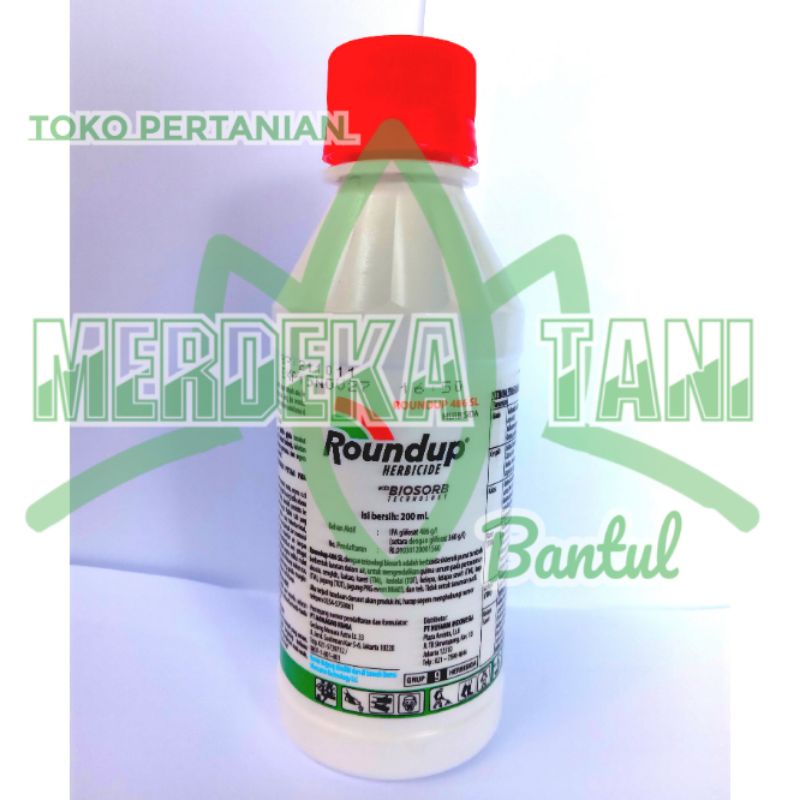 Jual ROUNDUP 486 SL 200 Ml Herbisida Sistemik Rumput Mati Sampai Akar ...