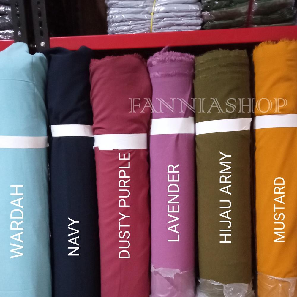 Jual Kain wolfis / woolpeach grade A / wolvis harga per setengah meter | Shopee Indonesia