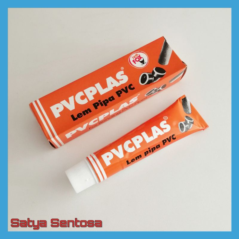 Jual Lem Pipa Fox PVC PVCPLAS / PVC PLAS Tube 35 gr | Shopee Indonesia