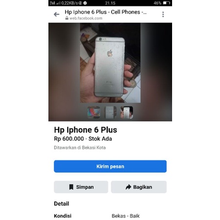 Jual hp ip 6 plus 64gb | Shopee Indonesia