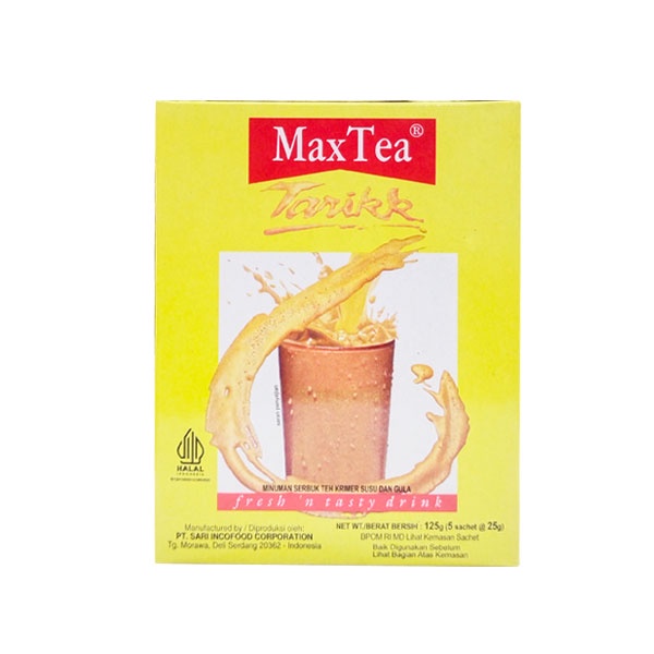 Jual MAXTEA TARIK ISI 30 SACHET X 25 GR - TEH | Shopee Indonesia