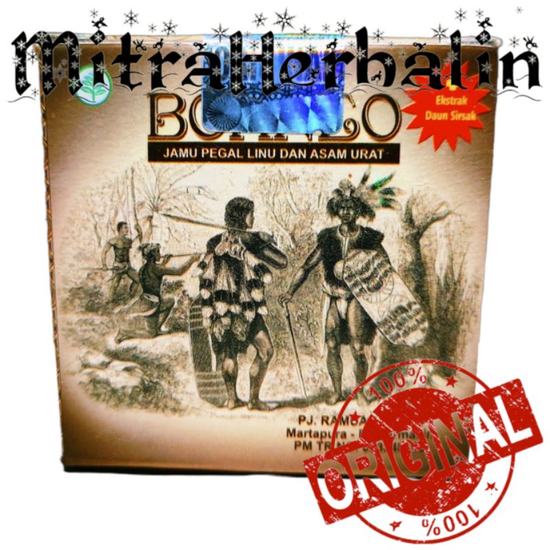 Jual Borneo kapsul pegel linu dan asam urat | Shopee Indonesia